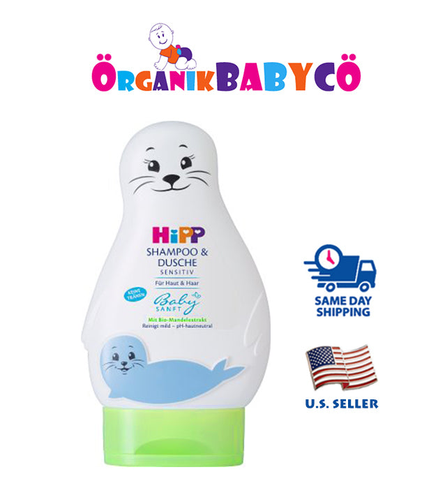 HiPP Sensitive Body&Hair Wash Gel with Almond Oil-NO Tears-200ml